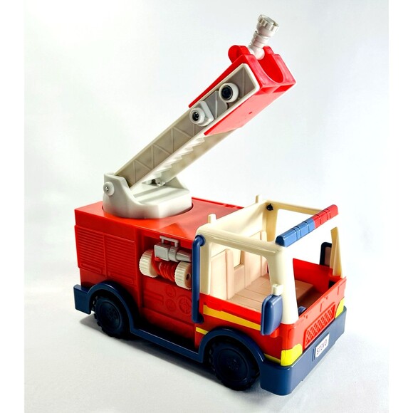 Toys | Bluey Red Fire Truck Toy Retractable Hose And Ladder | Poshmark